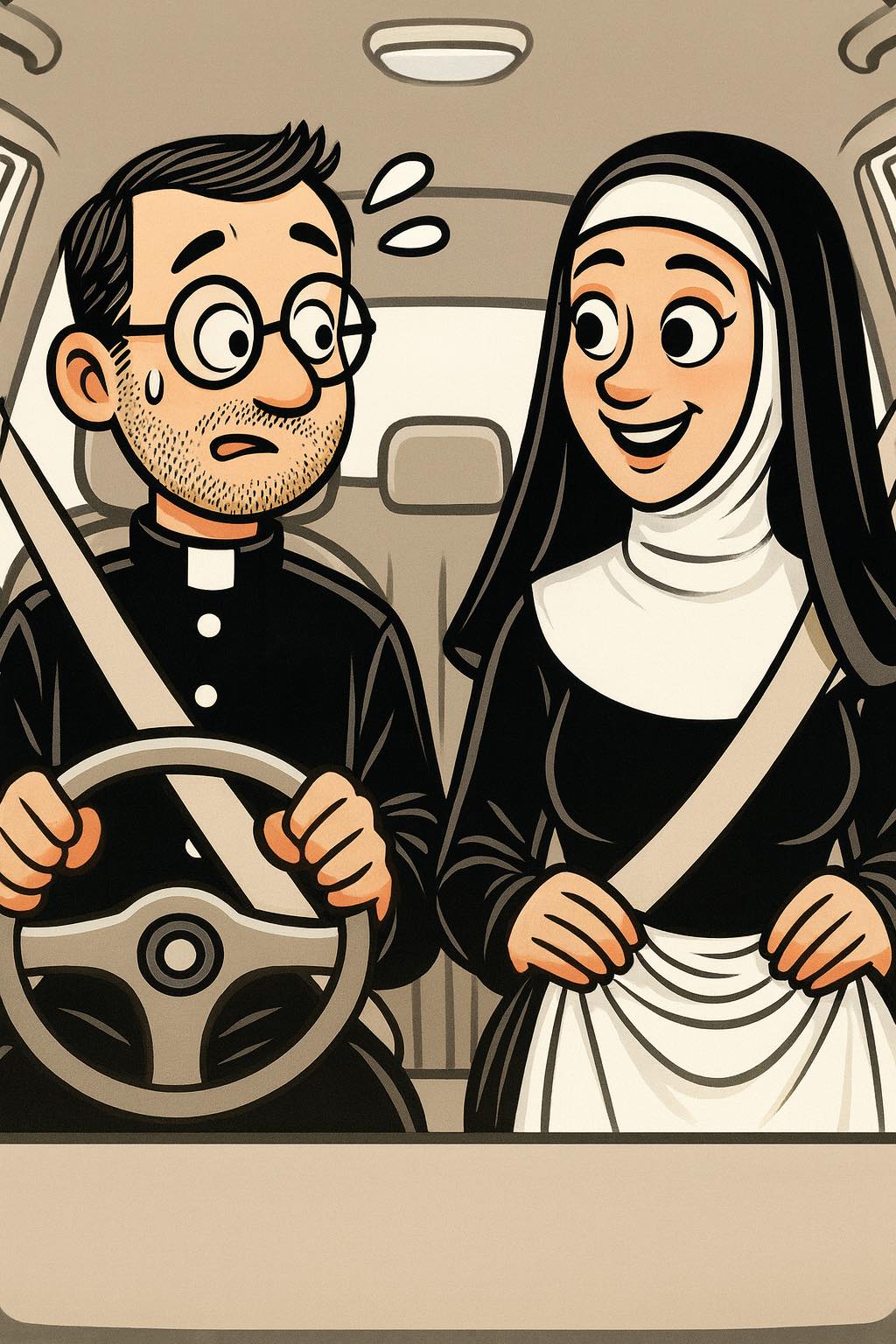 A Nun And A Priest Were Traveling Across The Desert – LifevibeSever